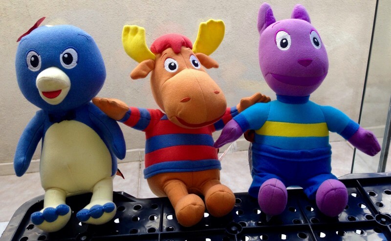 Kit com 5 pelúcias Backyardigans da Long Jump coleção completa no Ficou ...